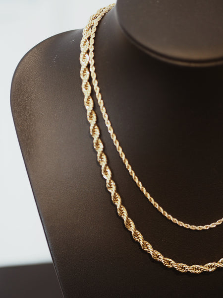 Double Rope Chain Gold – Kim Minchin Store
